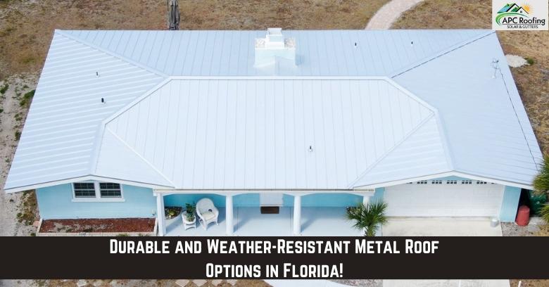 Durable and Weather-Resistant Metal Roof Options in Florida! - APC ...