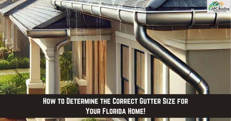 How to Determine the Correct Gutter Size for Your Florida Home! - APC ...